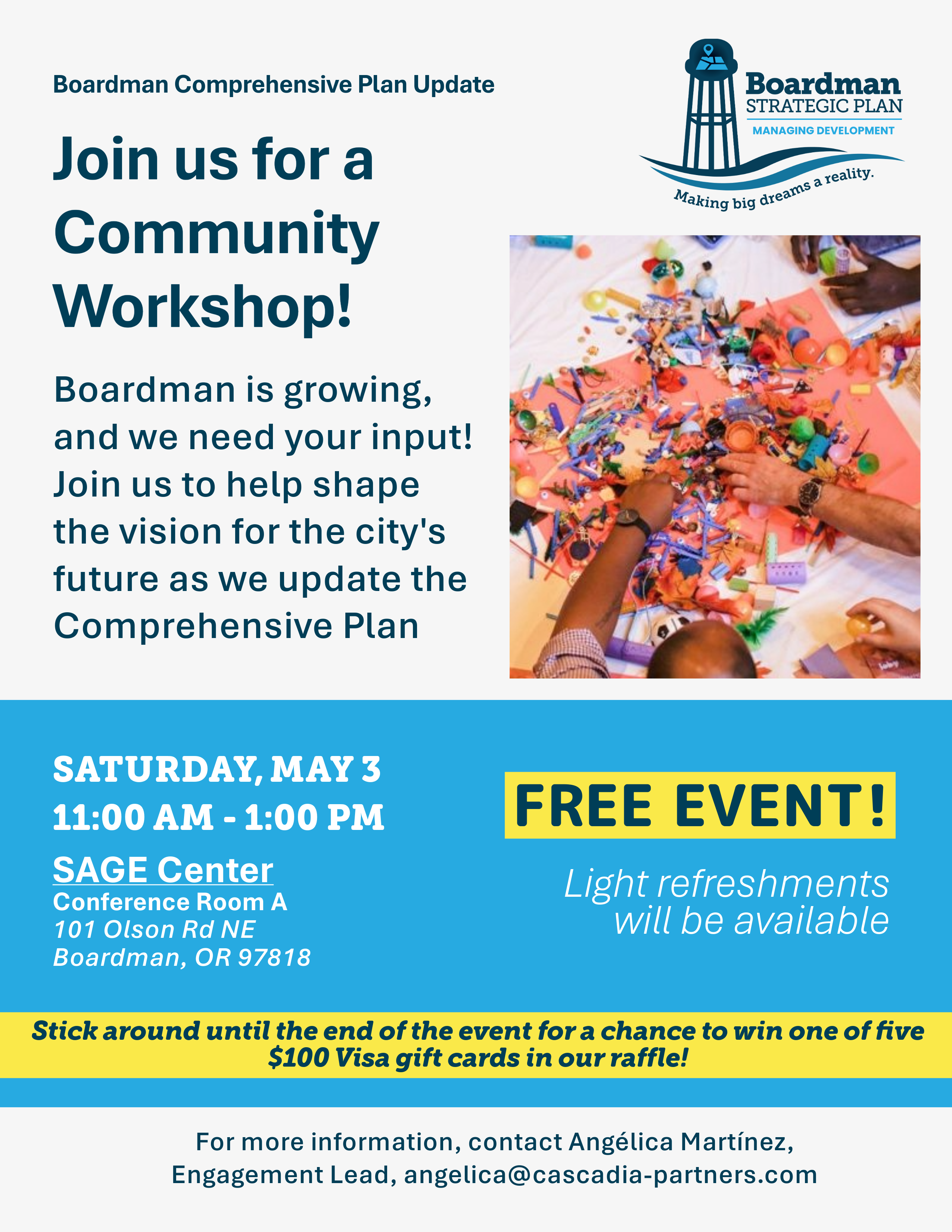 Comprehensive Plan Community Workshop | Boardman OR