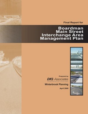Main Street Interchange Area Management Plan | Boardman OR